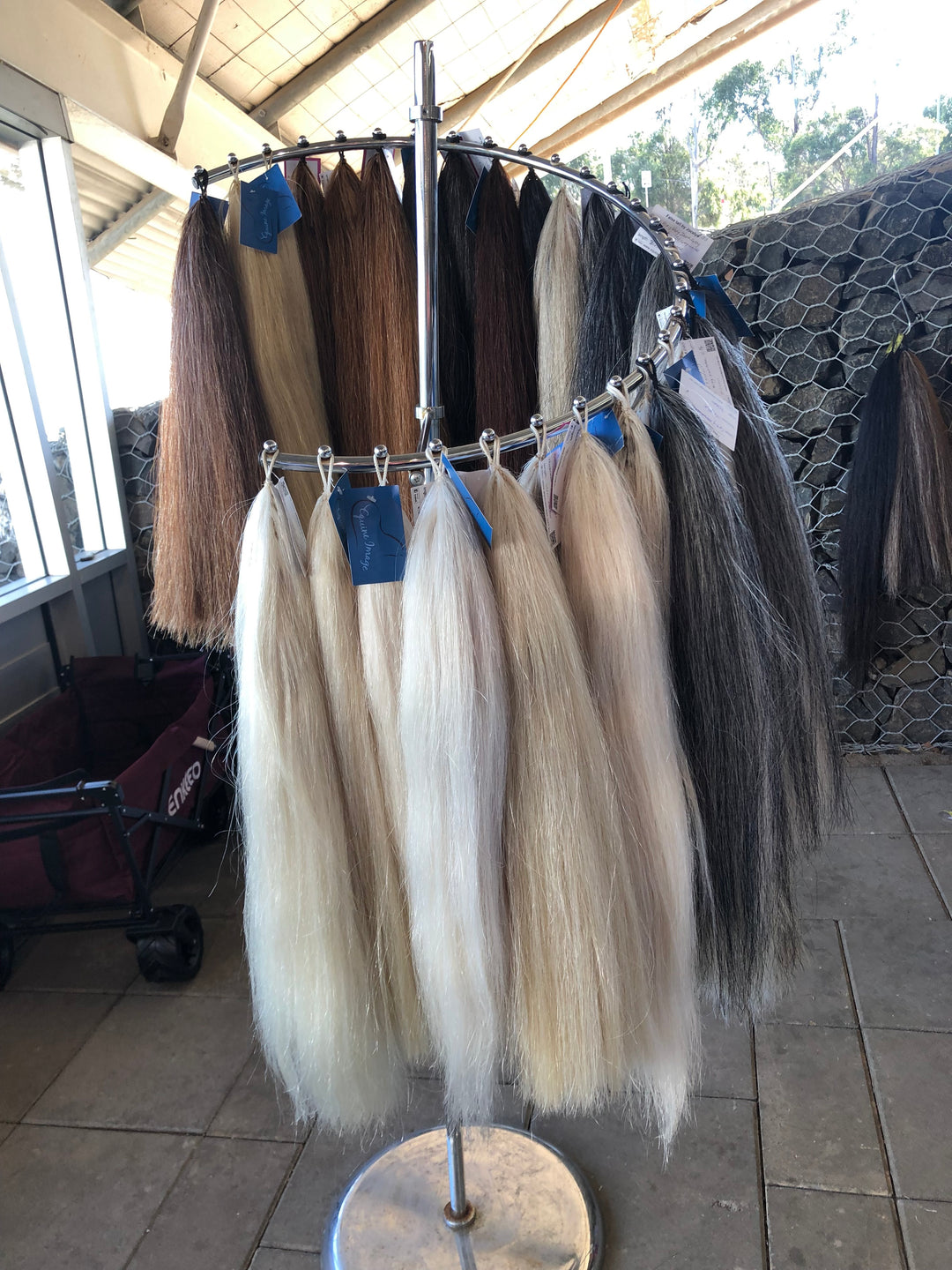EQUINE IMAGE - False Tails, Forelocks, Mane Wefts & Rossettes – Equine ...